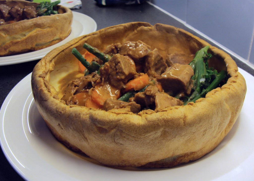 | Giant filled Yorkshire puddingseasyteas